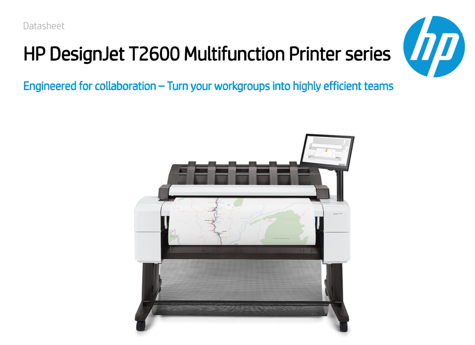 HP DesignJet T2600dr 36-in PS MFP Printer - 3EK15A – 2footprint.com