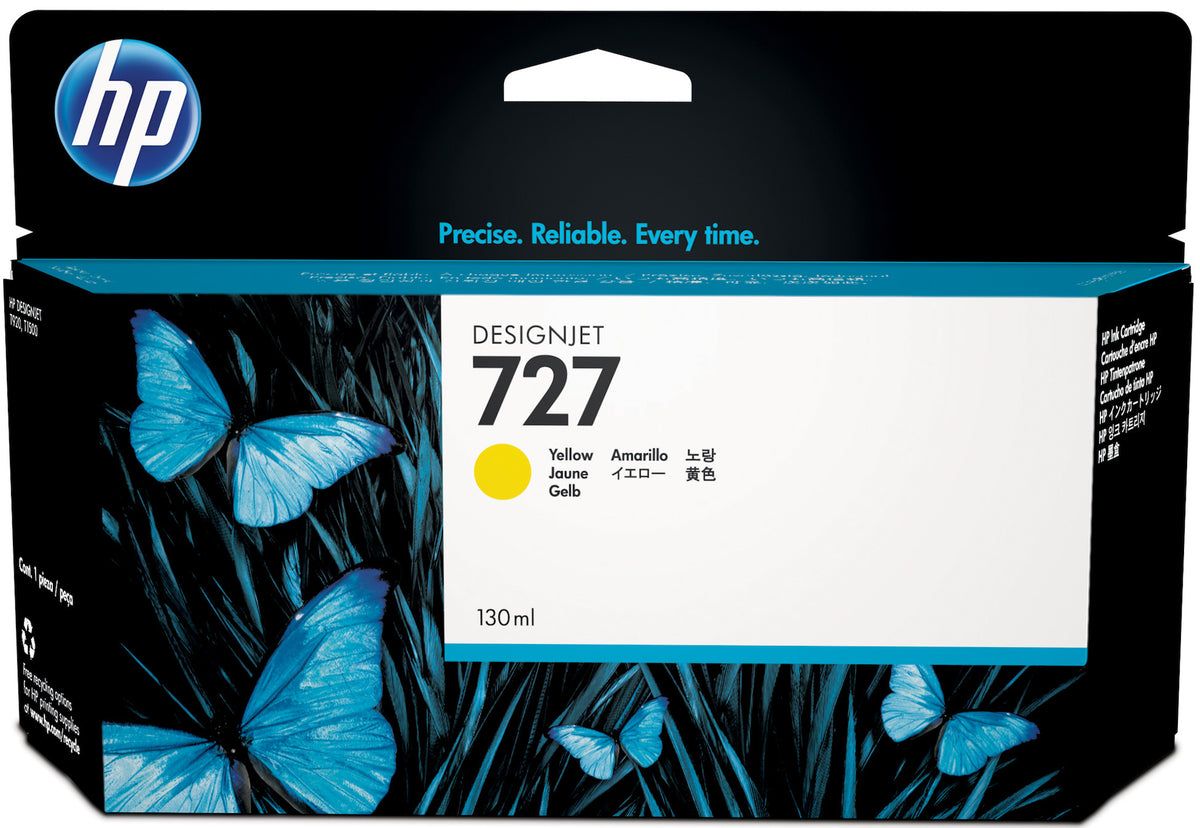 HP 727 - B3P21A - Yellow Ink Cartridge 130ml - (price as of 0622 ...